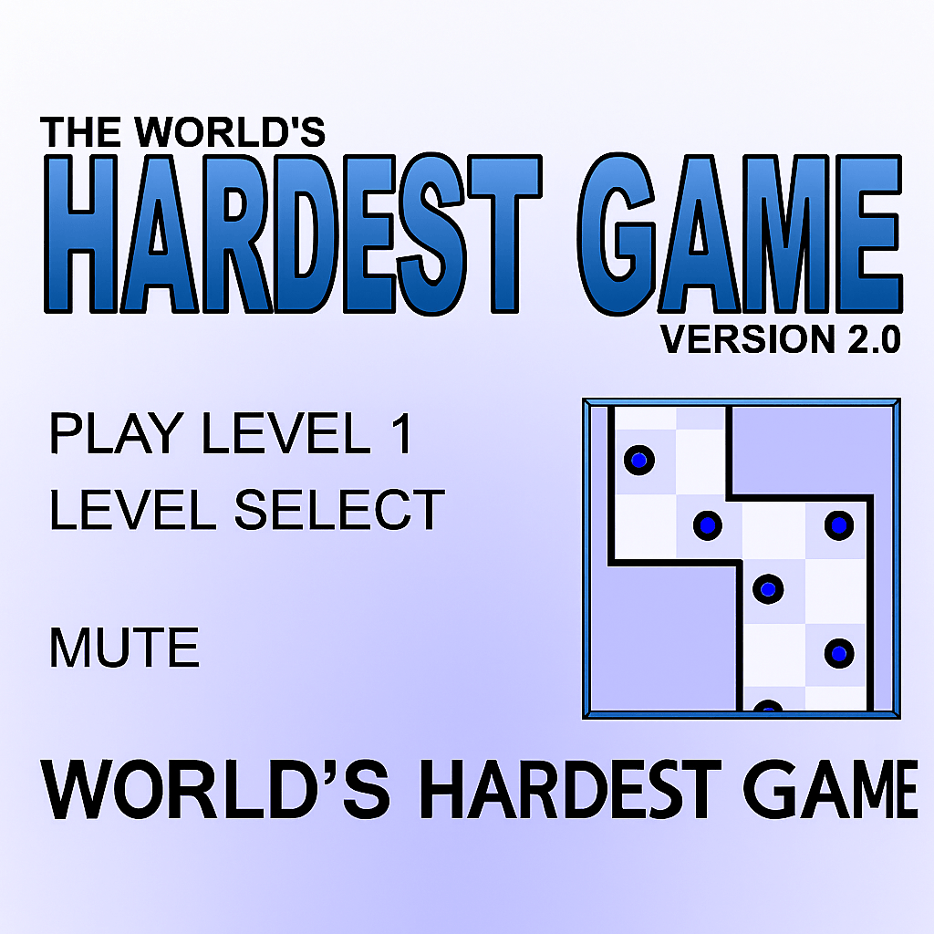 Worlds Hardest Game 2 - PLay Free Game Online Now