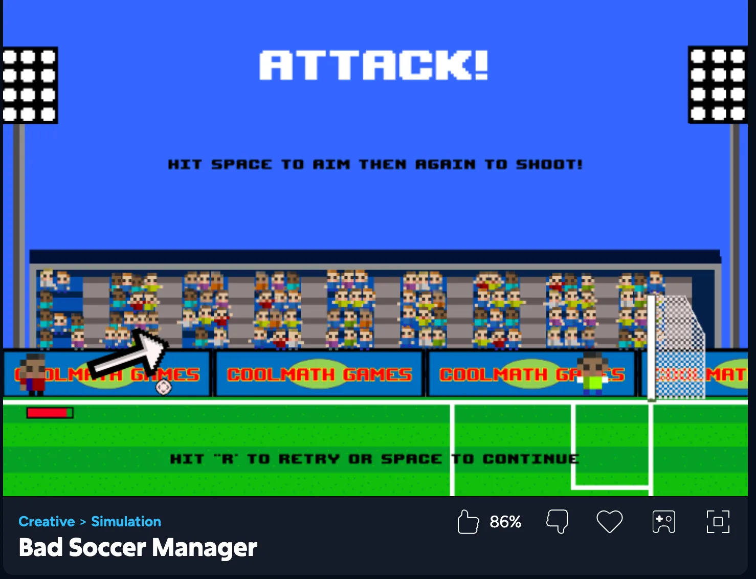 Bad Soccer Manager - PLay Free Game Online Now