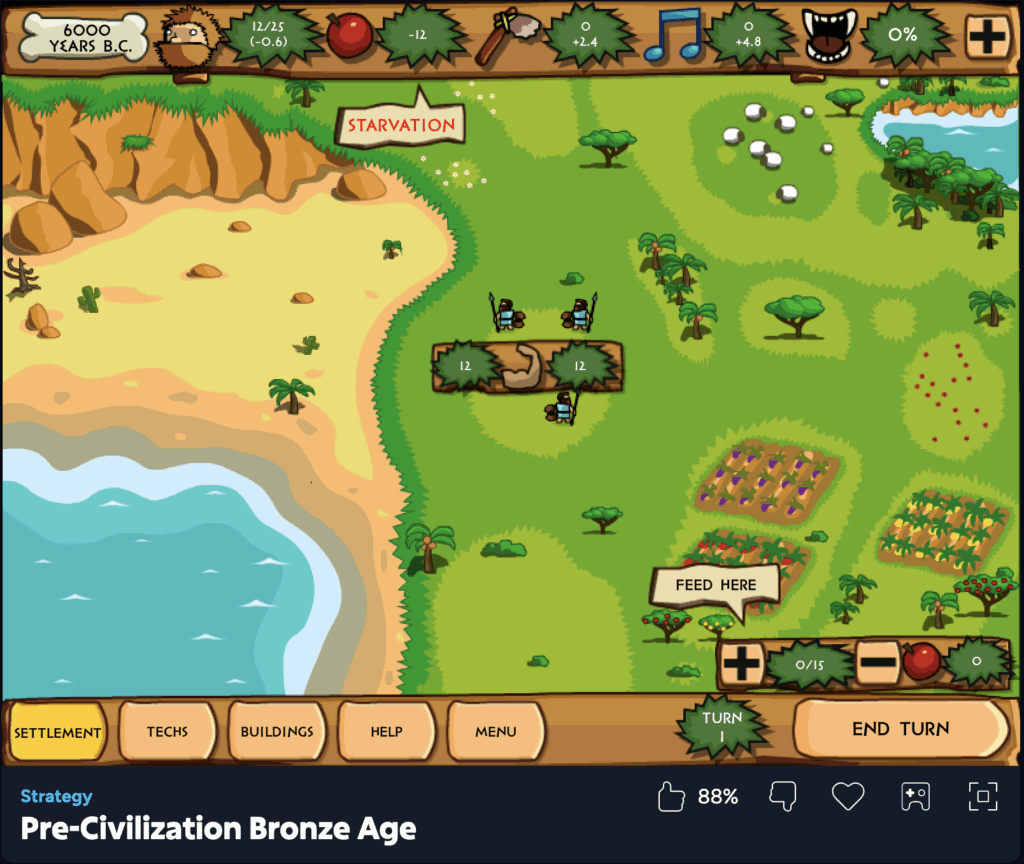 Pre-Civilization Bronze Age - PLay Free Game Online Now