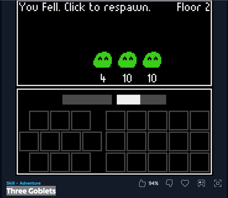 Three Goblets - PLay Free Game Online Now